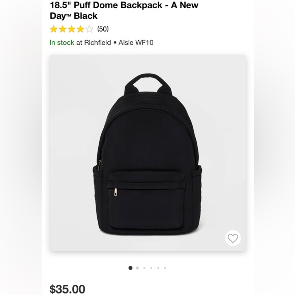 Target | Bags | Target A New Day Black Backpack | Poshmark